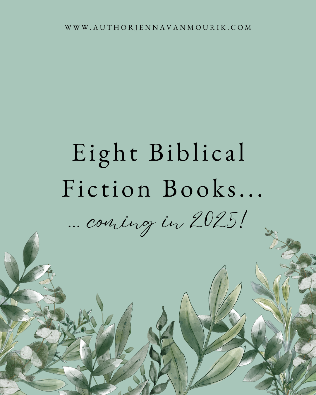Exciting Biblical Fiction to Anticipate in 2025 – Jenna Van Mourik
