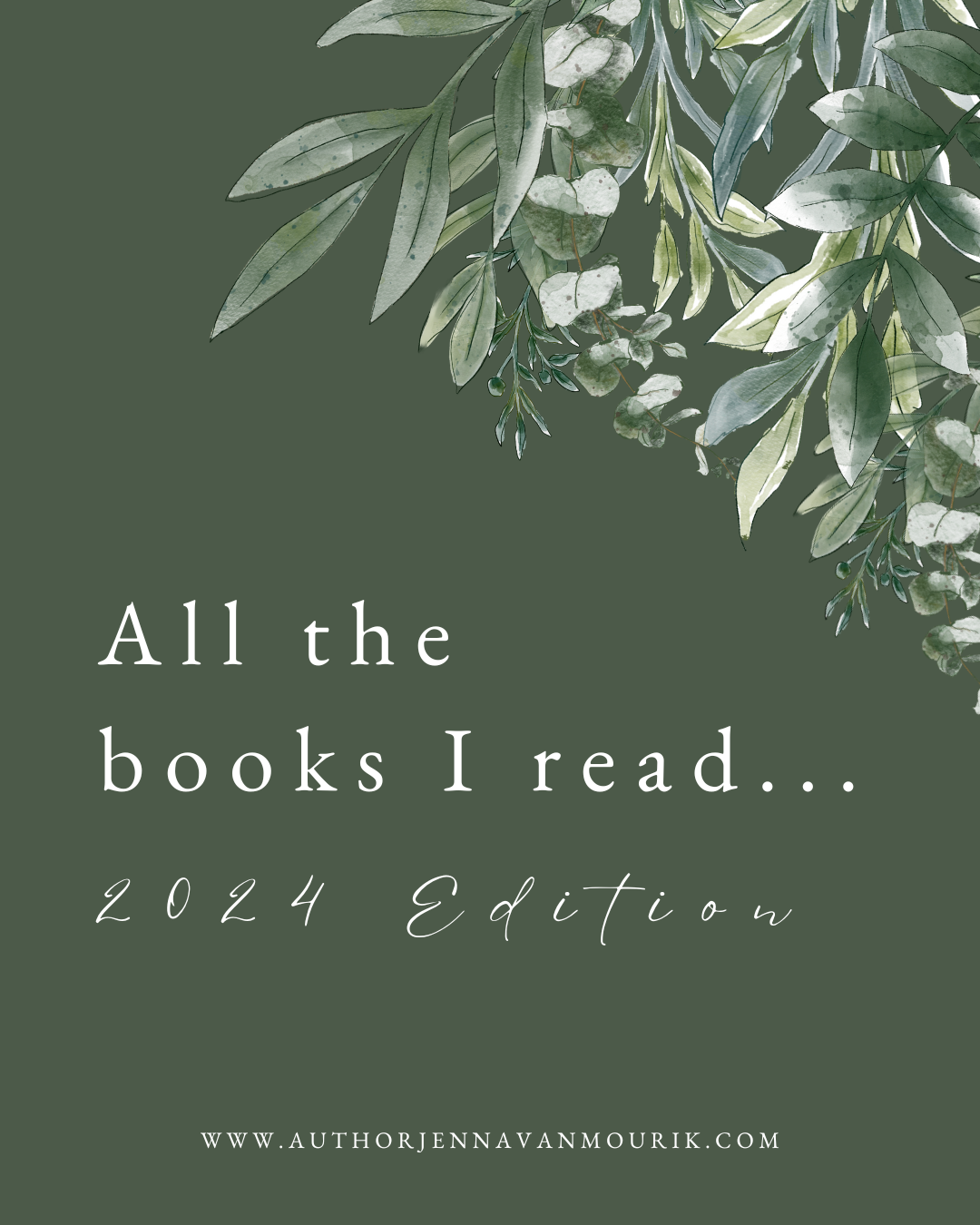 All the Books I Read in 2024 – Jenna Van Mourik